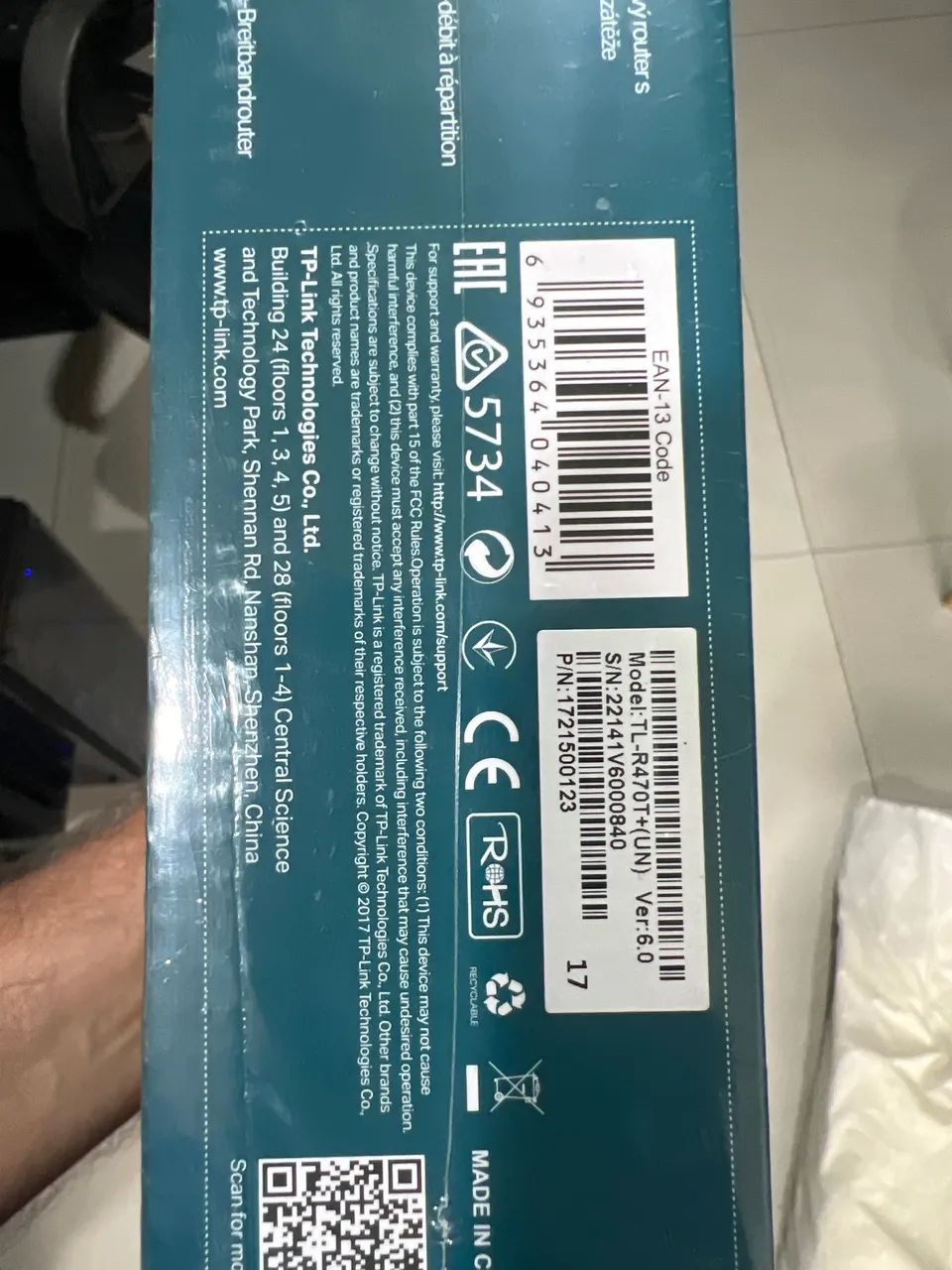 Roteador Load Balance Tp-link Tl-r470t + (duas Portas Wan ...