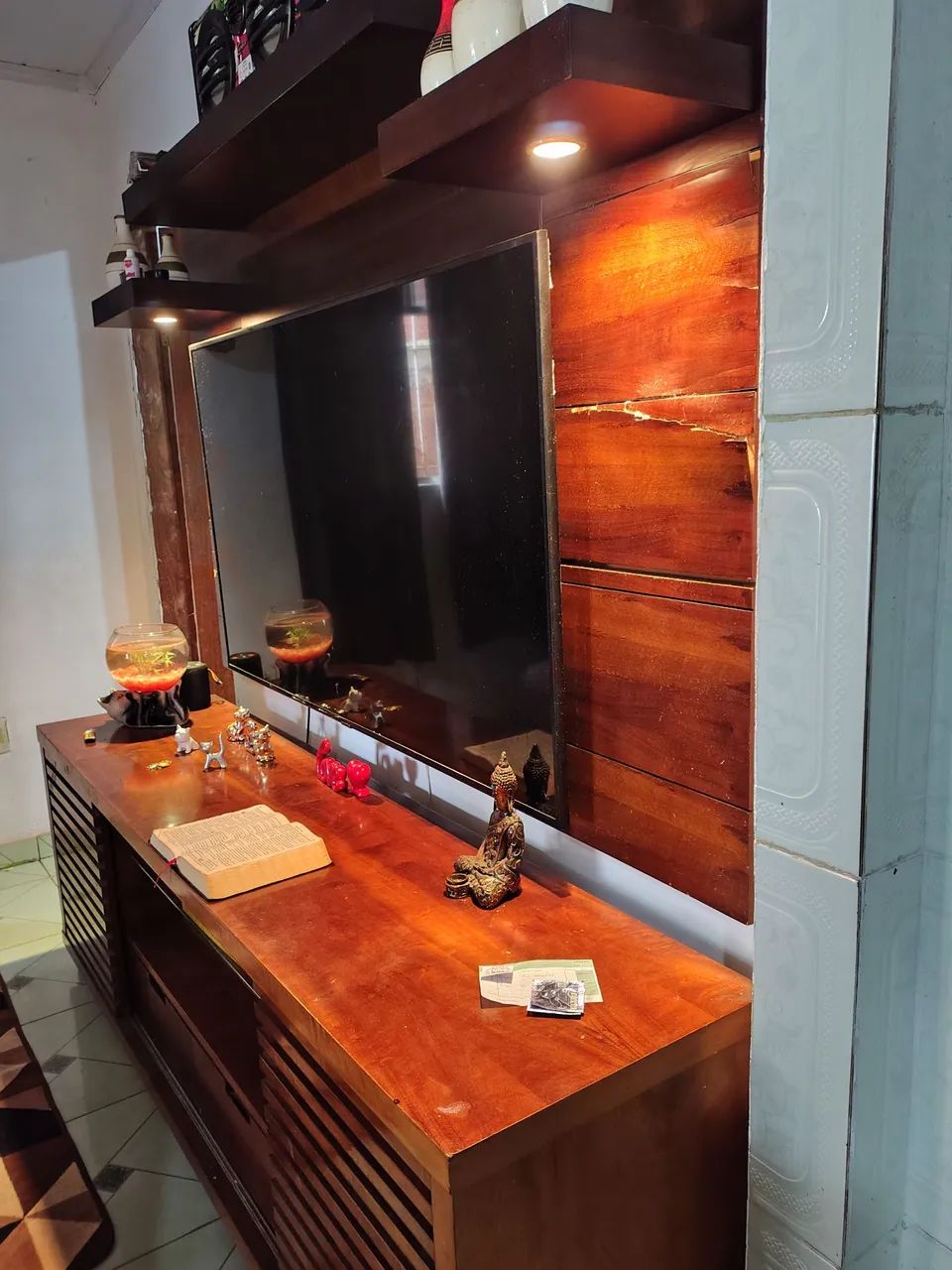 rack painel ripado com led - Racks e Painéis - Vila Santa Alice, Duque ...