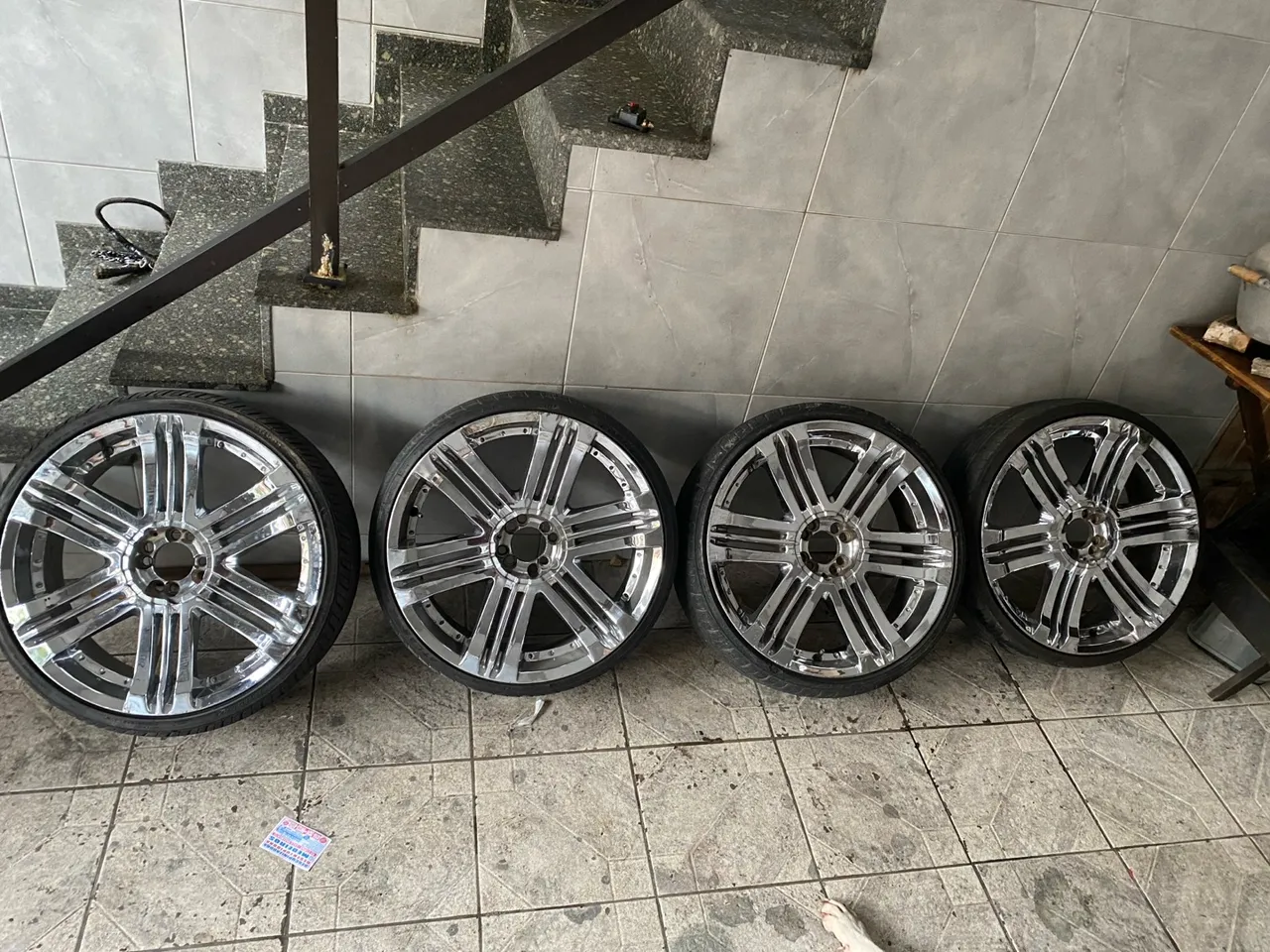 "rodas aro 11 cromadas" - Peças para carros, vans e utilitários no Brasil
