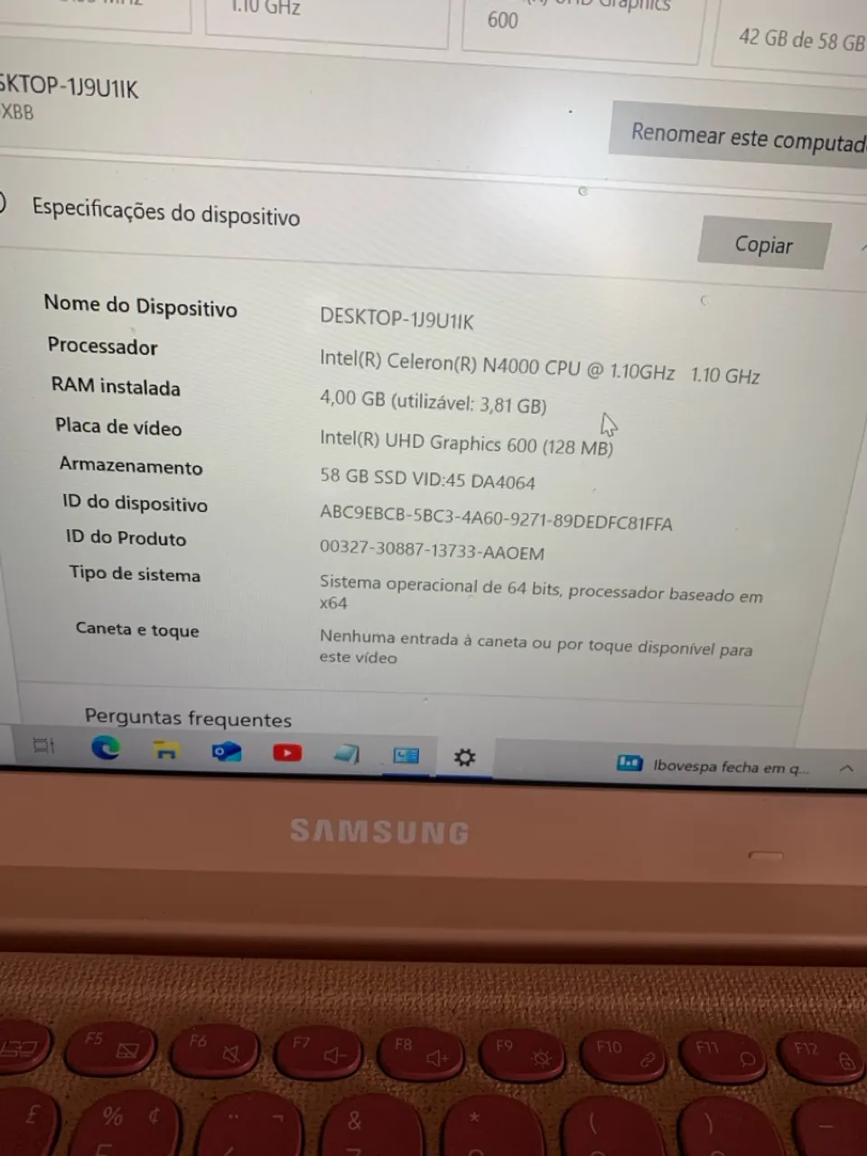 "notebook samsung rosa" - Notebooks no Brasil