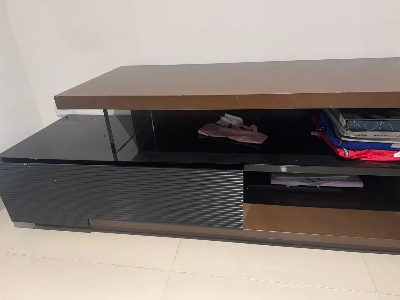 Rack de TV em MDF puro alta qualidade - Racks e Painéis - Tarumã ...