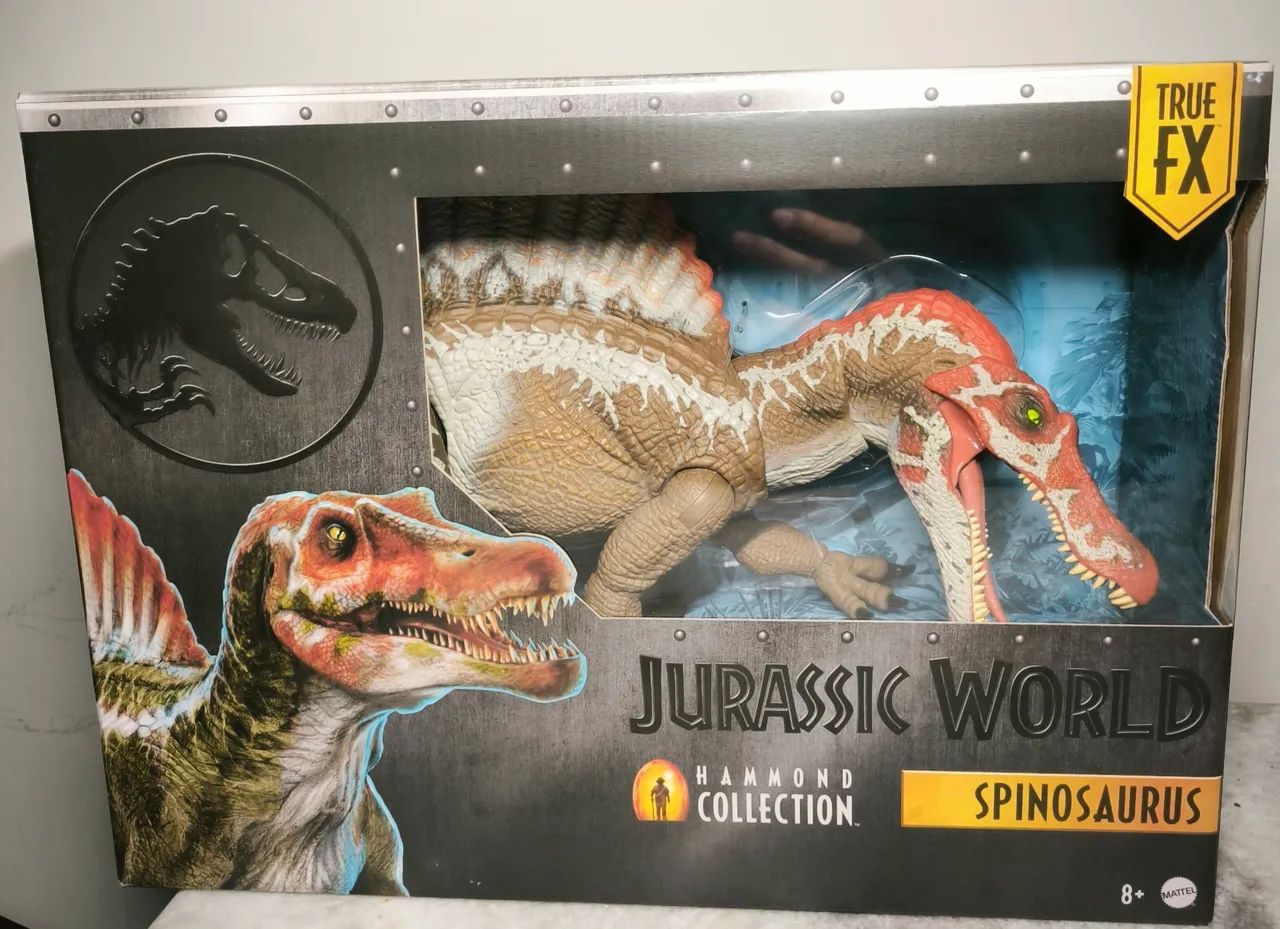 SPINOSAURUS JURASSIC WORLD HAMMOND COLLECTION MATTEL LACRADO ORIGINAL ...