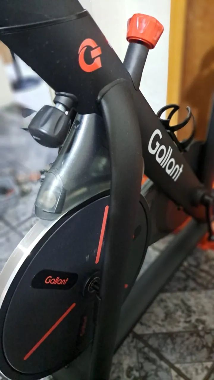 Bicicleta Ergométrica Spinning Gallant Connect Max Magnética Ate 120kg ...