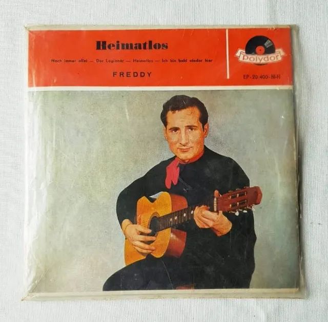 Disco Vinil Compacto - Freddy - Heimatlos (Polydor) - 1958 - CDs, DVDs ...