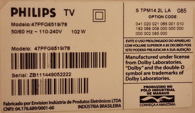 Tv philips 47 polegadas | +143 anúncios na OLX Brasil