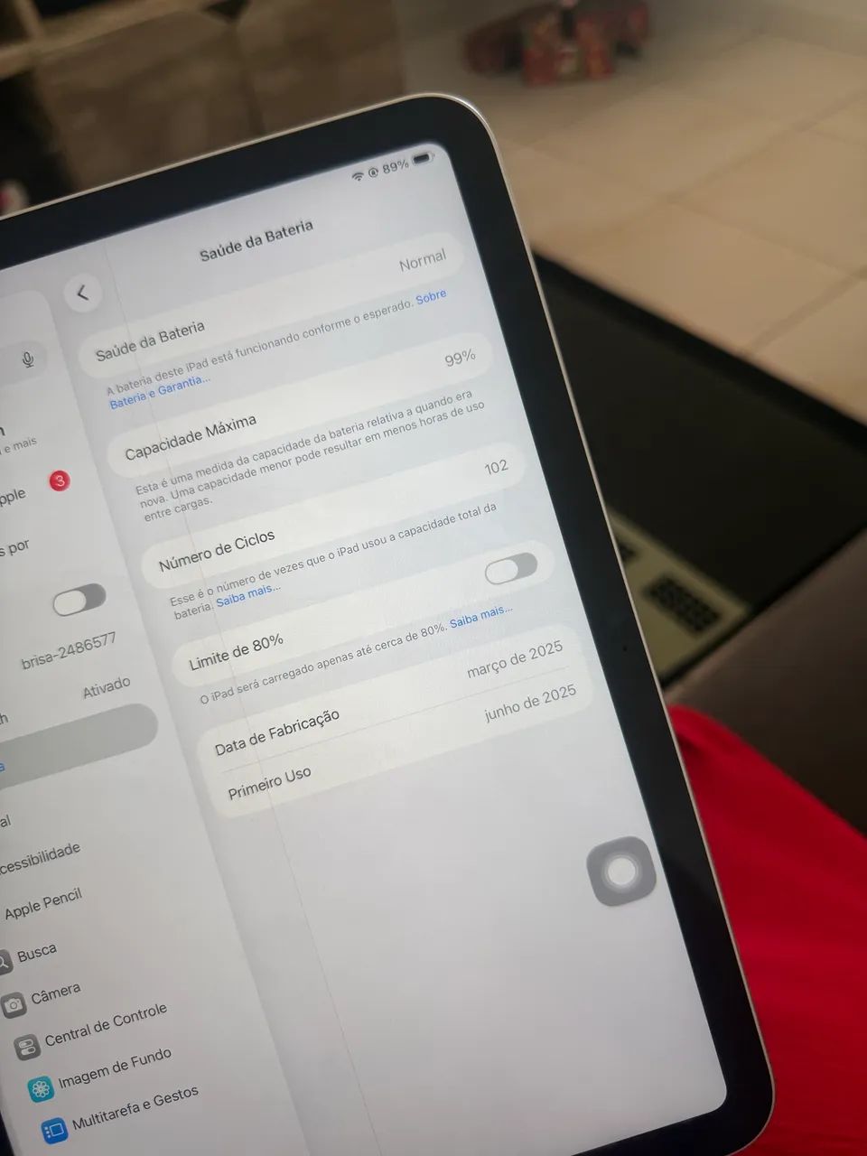 iPad 11 geração, com garantia da Apple, com apenas linhas na tela não ...