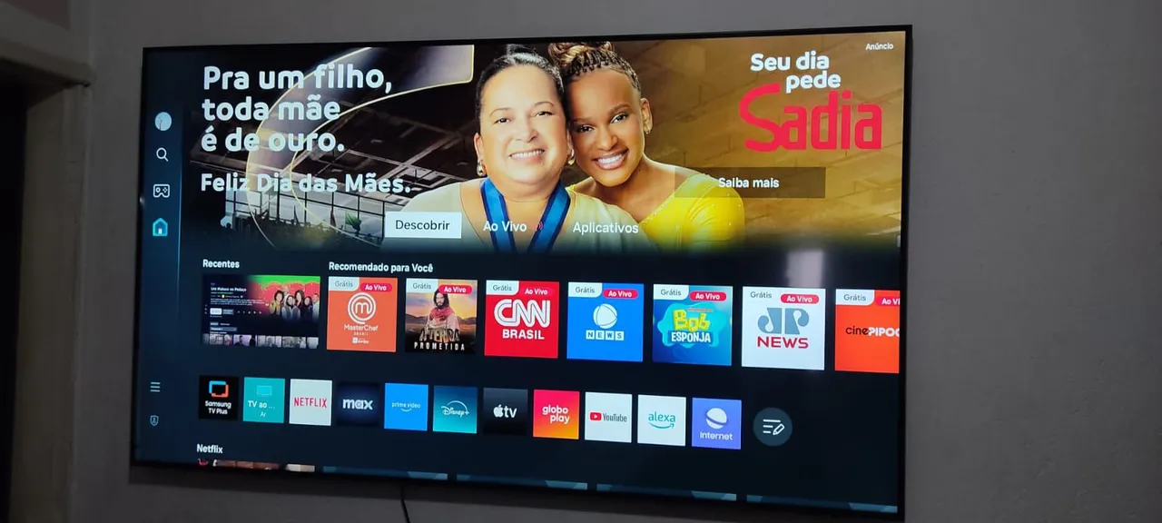 "tv de 75 polegadas smart" - TVs no Brasil