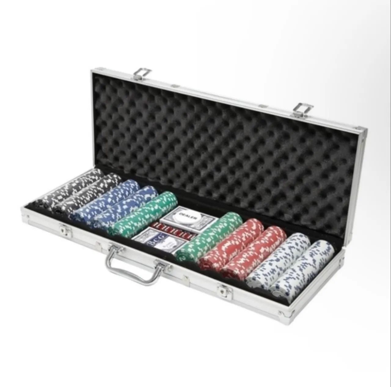 Conjunto de fichas de poker em maleta de alumínio - Peças e Acessórios ...
