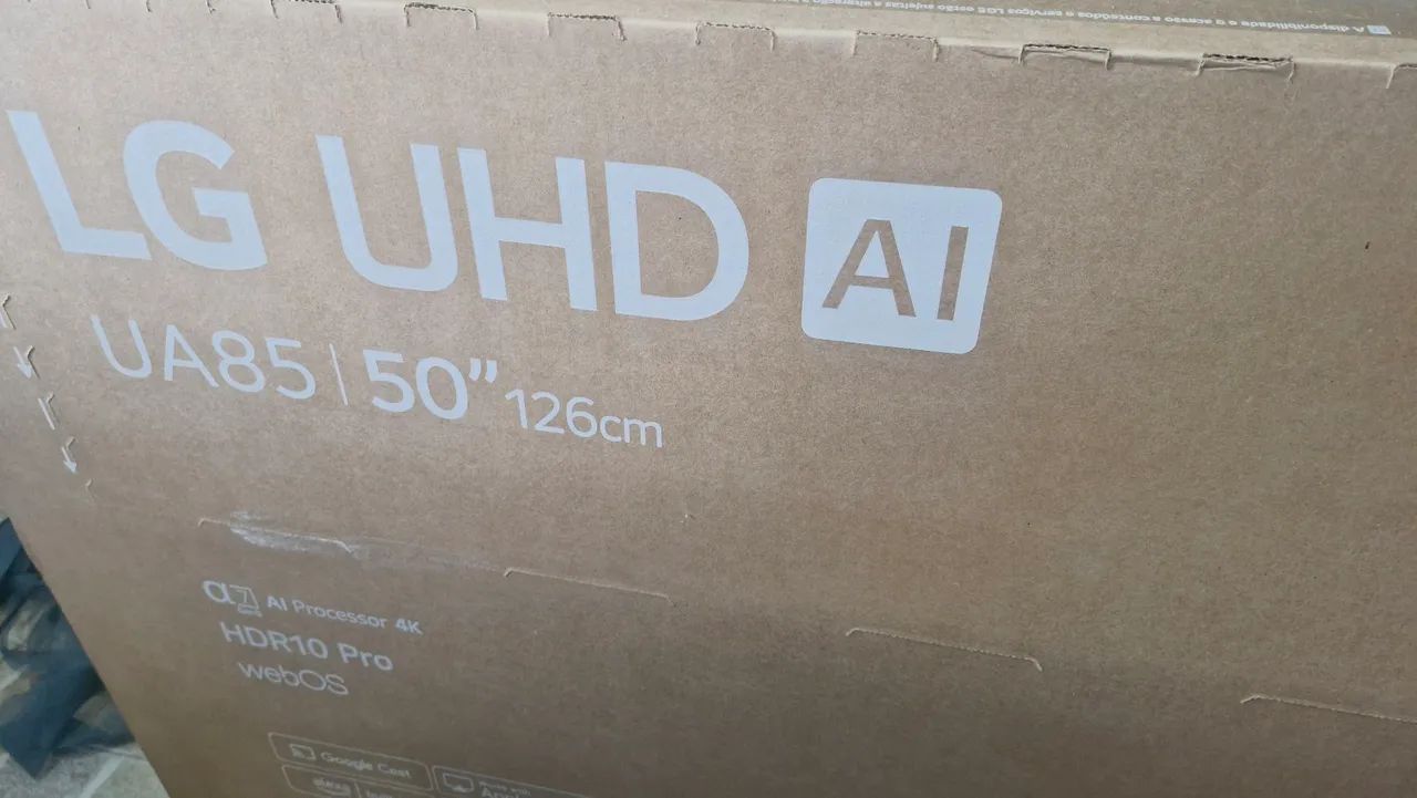 Smart TV LG 50 50UA8550PSA 4K UHD LED a7 AI Processor 4K Gen8 webOS 25 ...