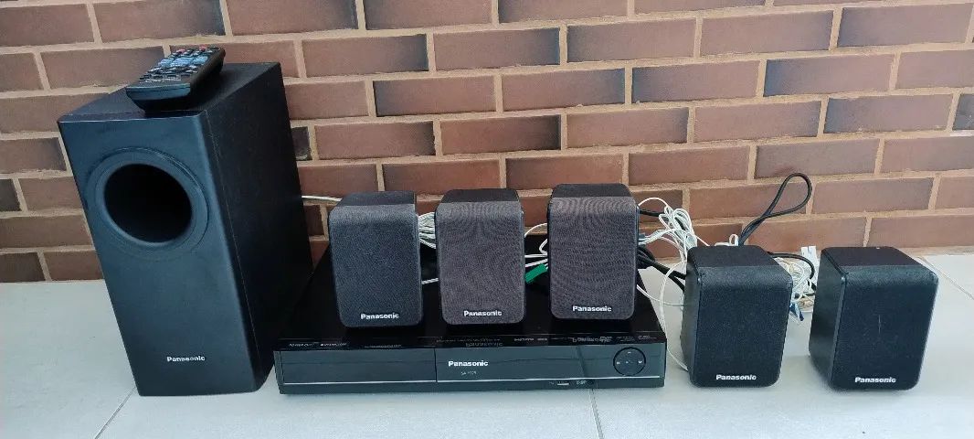 Home Theater Panasonic com Controle Remoto - Aparelhos de Som - Praia ...