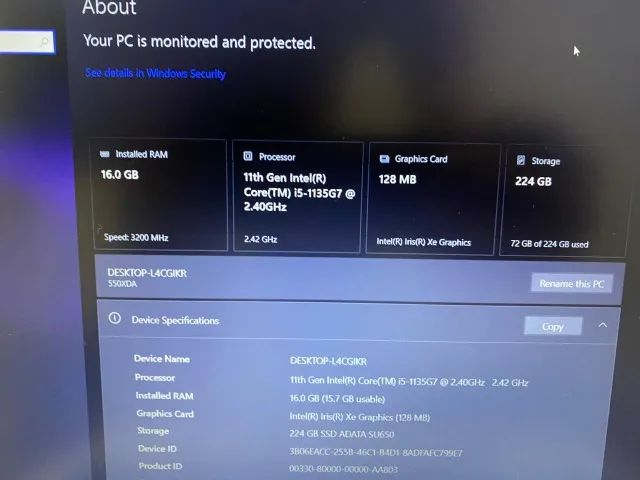 Notebook Samsung Book Core i5-1135G7 11°Gr 16GB DDR4 SSD 256GB ...