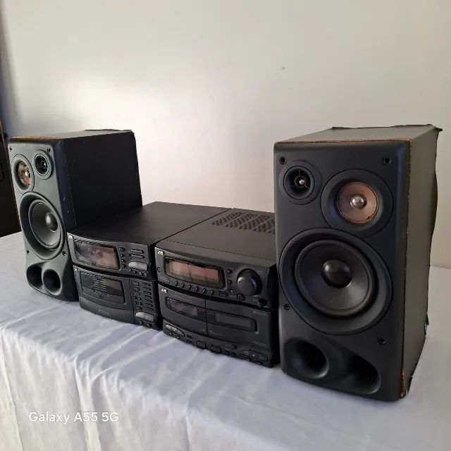 Aparelhagem de Som Stereo Vintage JVC CA-C55BK - Aparelhos de Som ...
