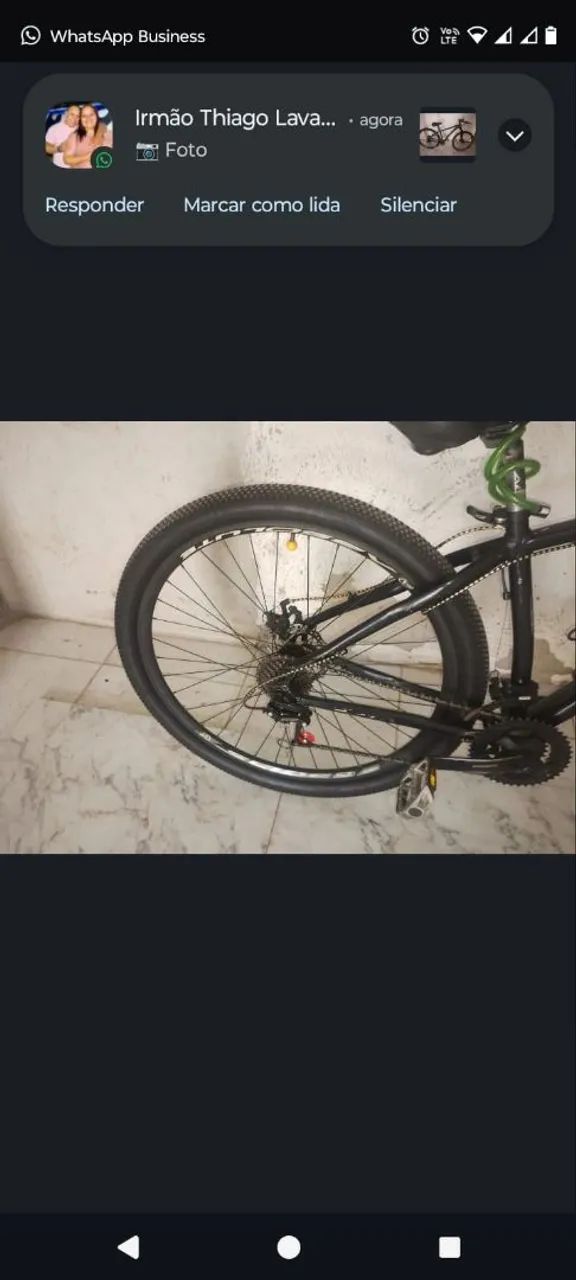 Bicicleta aro 29 toda boa só no ponto de roda enterressado chama no WhatsApp - Ciclismo ...