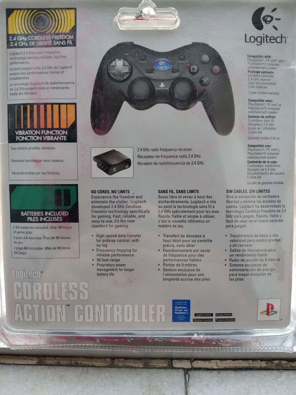 Logitech Cordless Action Controller Novo Lacrado - Peças e Acessórios ...