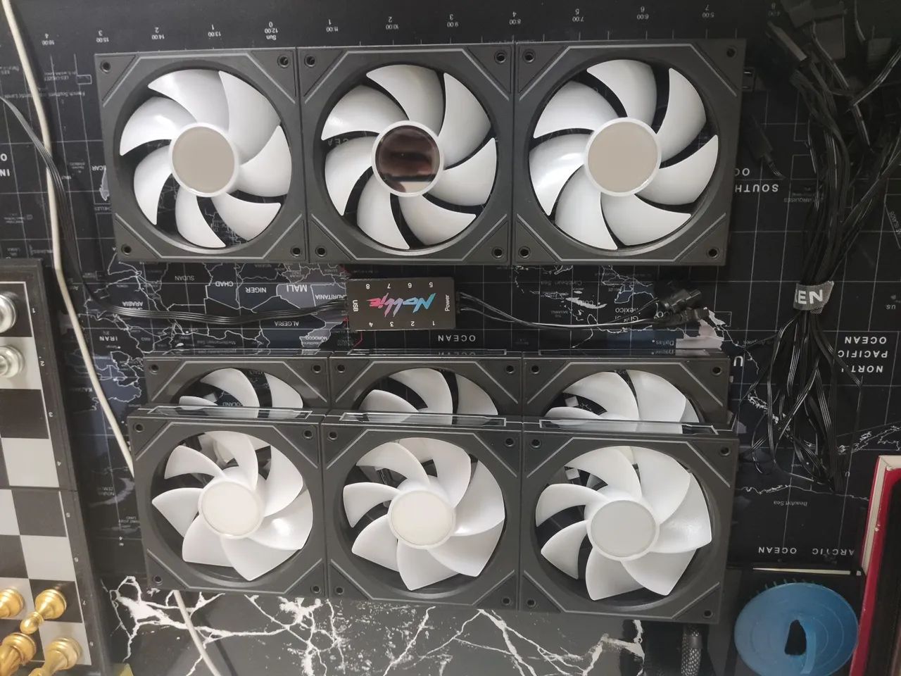 FANS JUMPEAK Mx120ARGB Sem Fio emenda 6reverse + 3forward ...