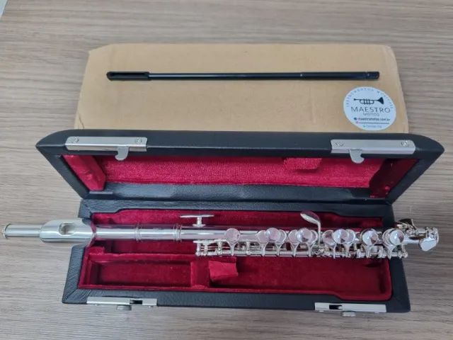 Flauta Piccolo Flautim Moresky NOVA - 10X no cartão - Envio p/ todo ...