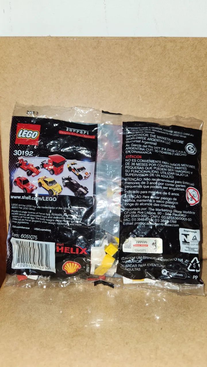 LEGO Shell V-Power Ferrari F40 - 48pçs Lacrado - Brinquedos e Jogos ...