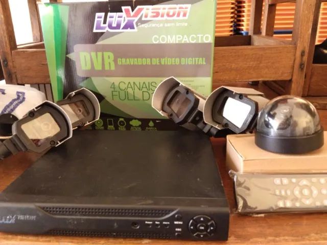 "dvr 4 canais luxvision" no Brasil