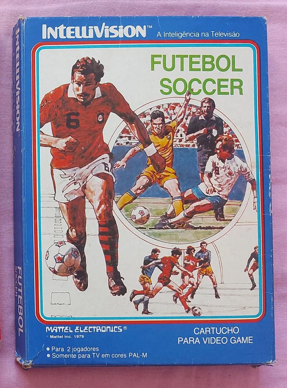 Intellivision Cartucho Jogo Futebol Soccer de Completo na Caixa - Jogos ...