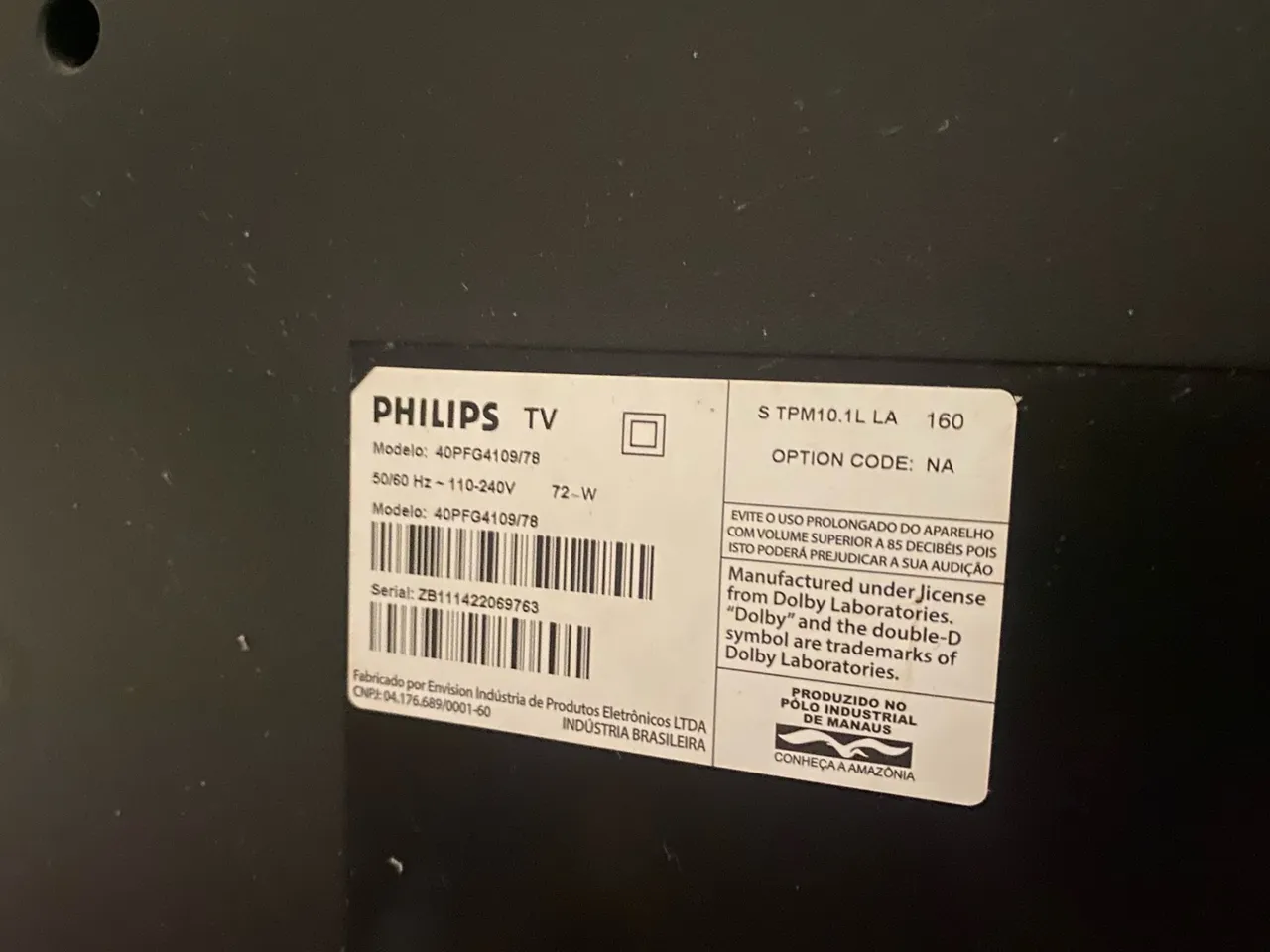 "tv philips 40 polegadas" - TVs no Brasil