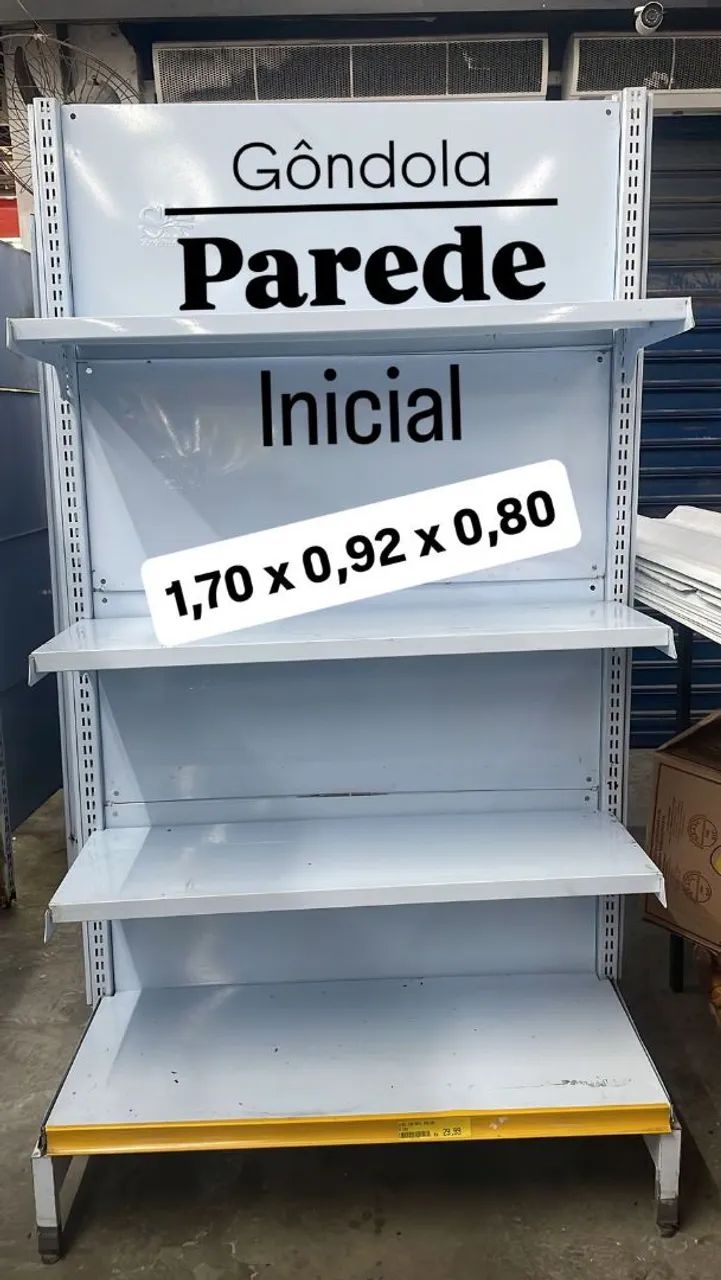 Gôndolas central /parede/ bat rack - Equipamentos Para Comércio ...