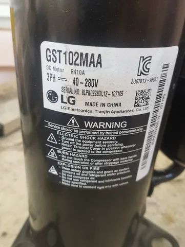 "compressor inverter lg" no Brasil