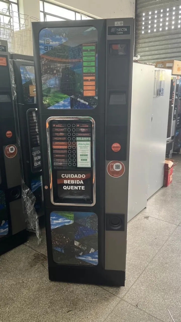 "maquinas de vending machines" no Brasil