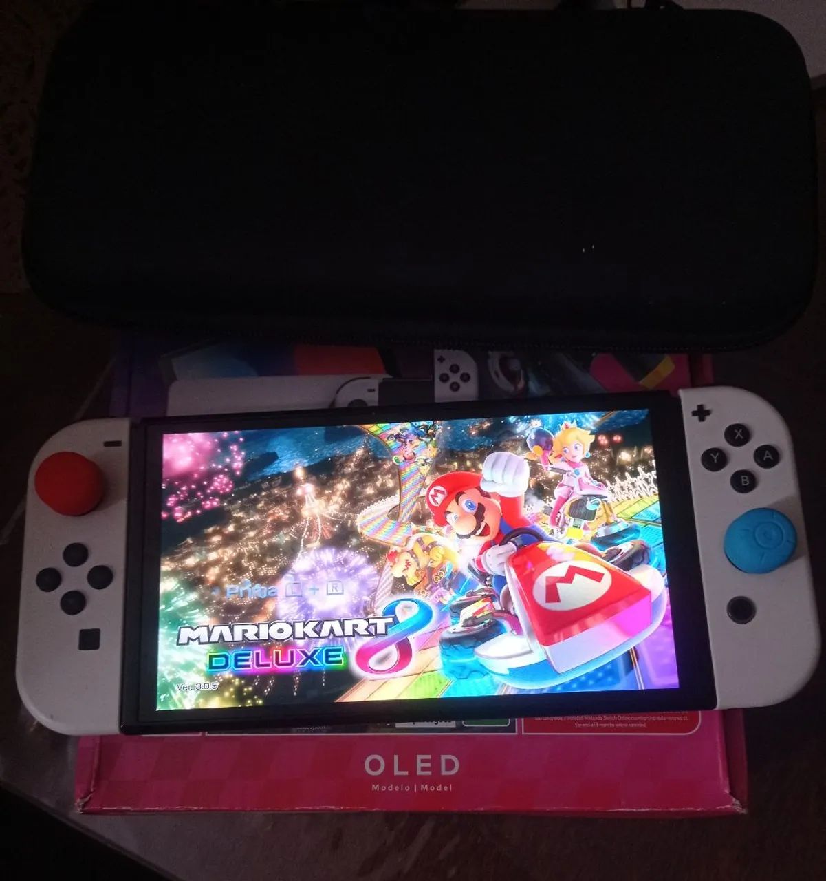 Nintendo switch OLED na caixa + jogos (troco) - Consoles de Vídeo Game ...