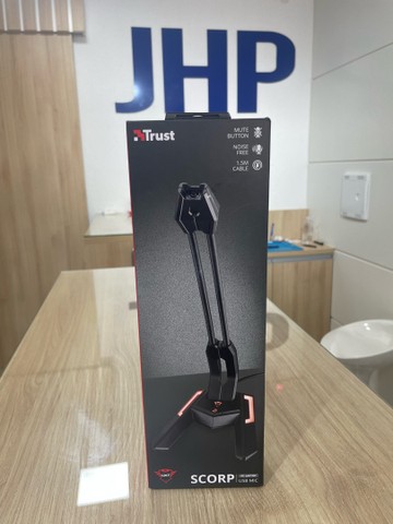 Microfone USB Trust GXT 210 SCORP com LED vermelho - LOJA FÍSICA EM ...