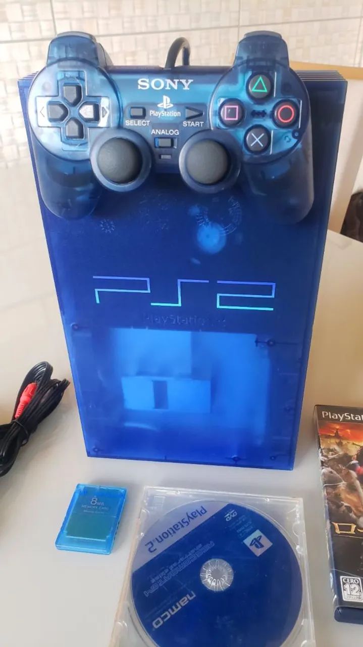 Ps2 fat ocean blue impecável - Consoles de Vídeo Game - Ilha dos ...