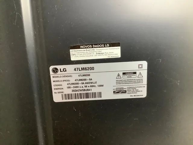 Televisao lg 47 polegadas | +84 anúncios na OLX Brasil