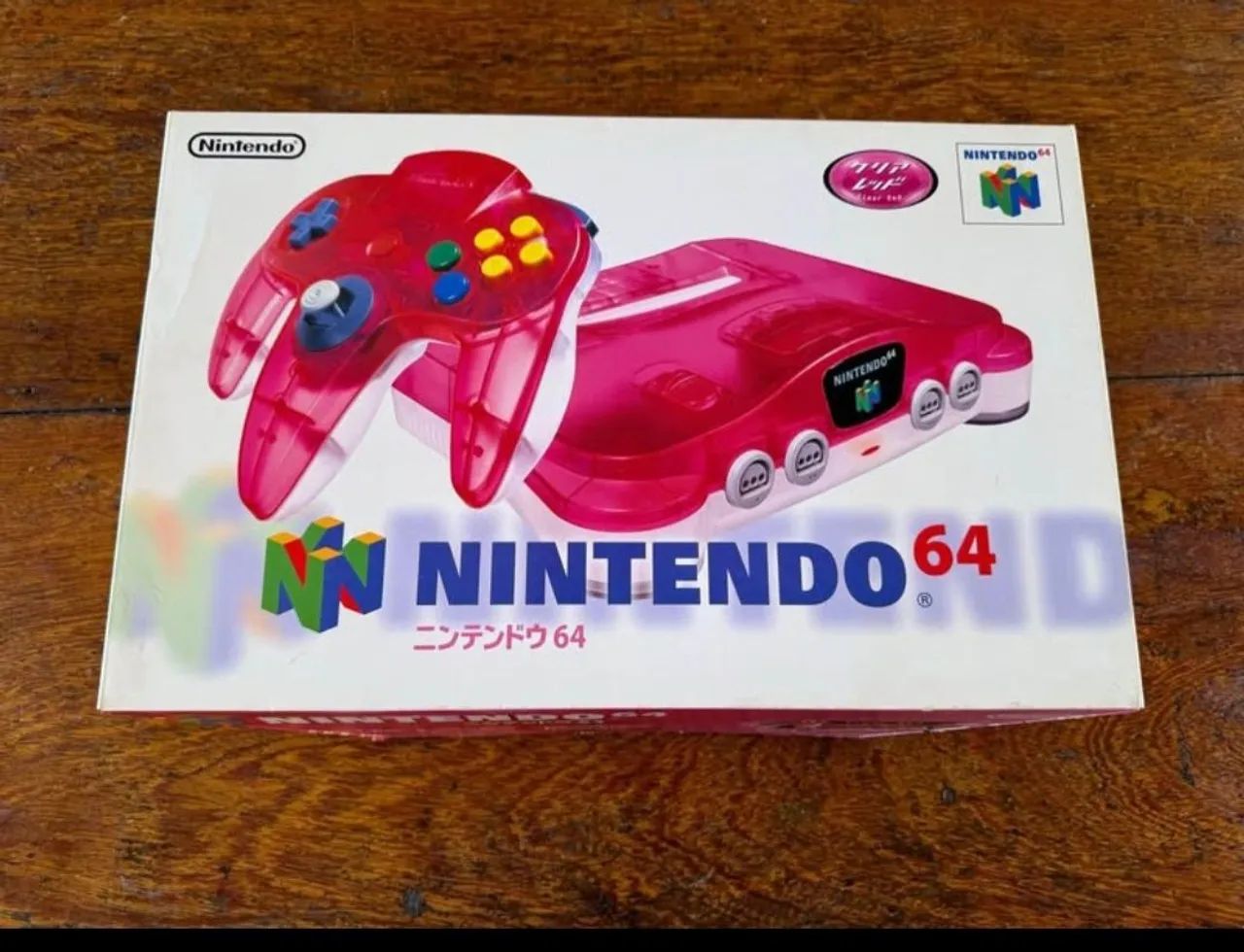 Nintendo 64 Clear Red CIB - Consoles de Vídeo Game - Cachoeirinha, Belo ...