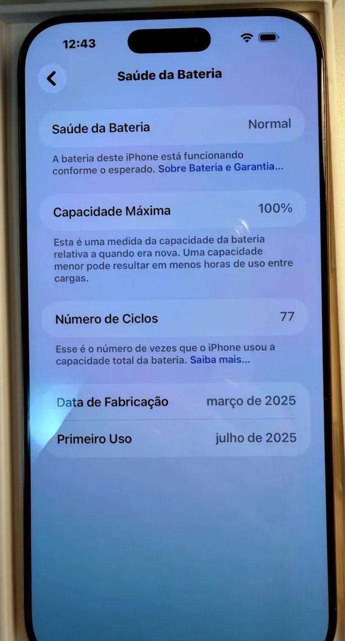 Apple iPhone 16 Pro Max 256gb Desert Titanium Bateria 100% - Celulares ...