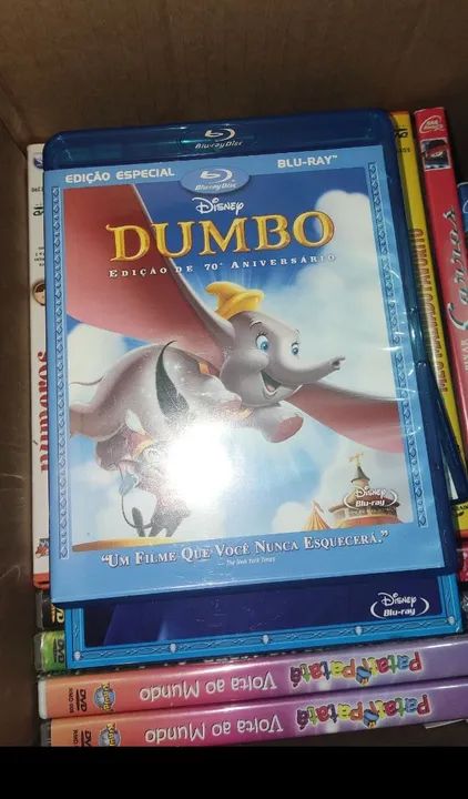 Dumbo Edição Especial 70º Aniversário Blu-ray - DVD, Blu-Ray e Vídeo ...