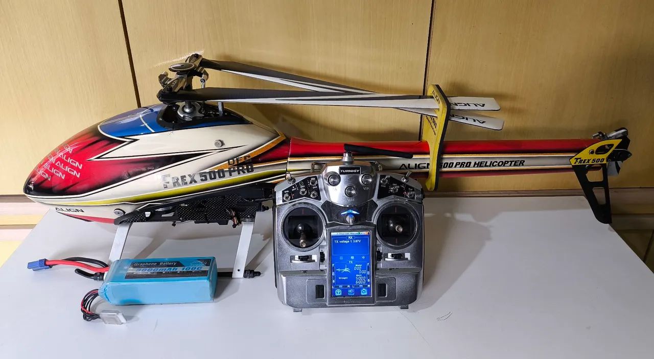 HELICÓPTERO TREX 500 PRO DFC - Hobbies e coleções - Imbariê, Duque de ...