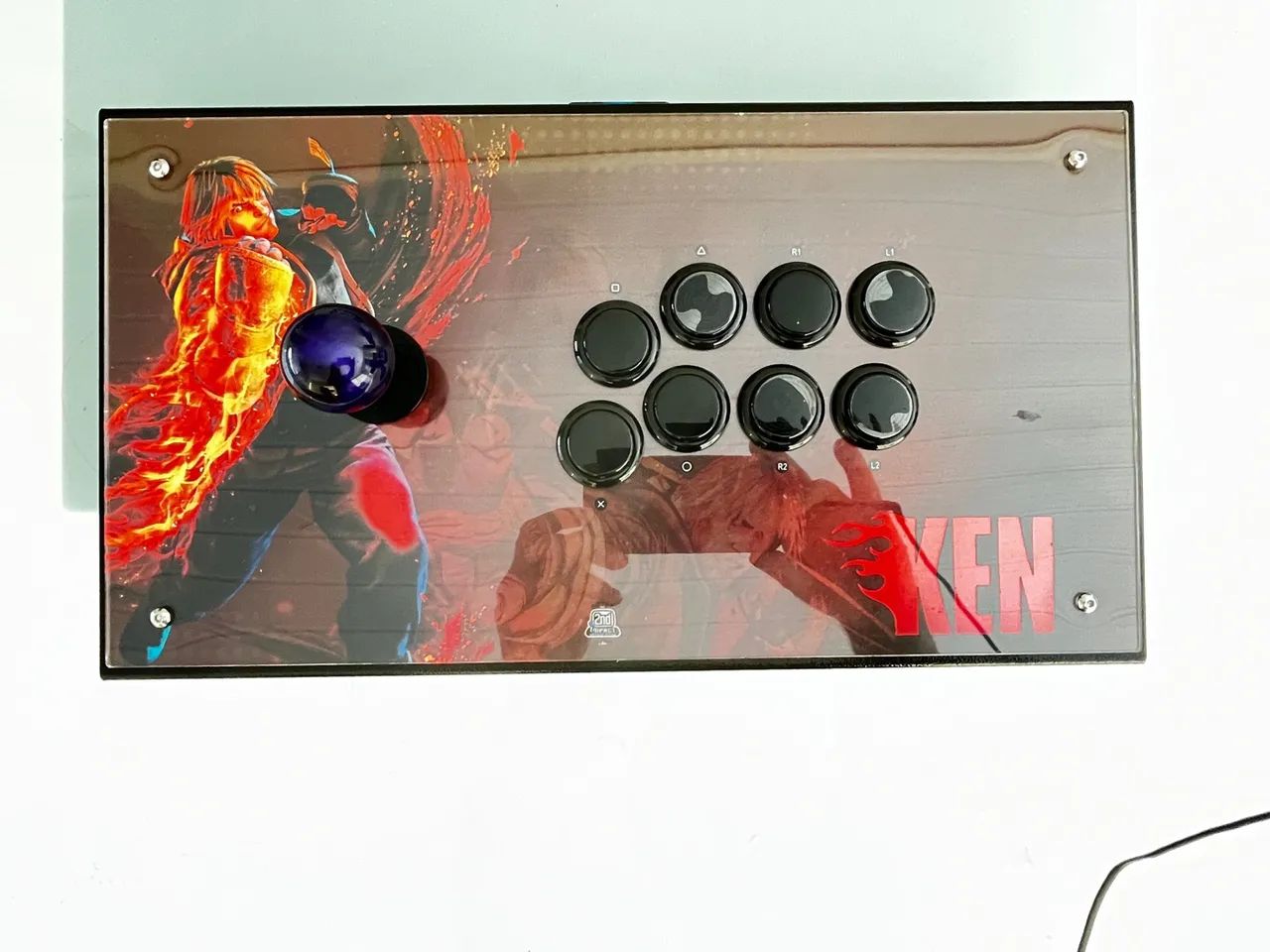 Controle arcade fightstick - Peças e Acessórios de Vídeo Game - Cristal ...