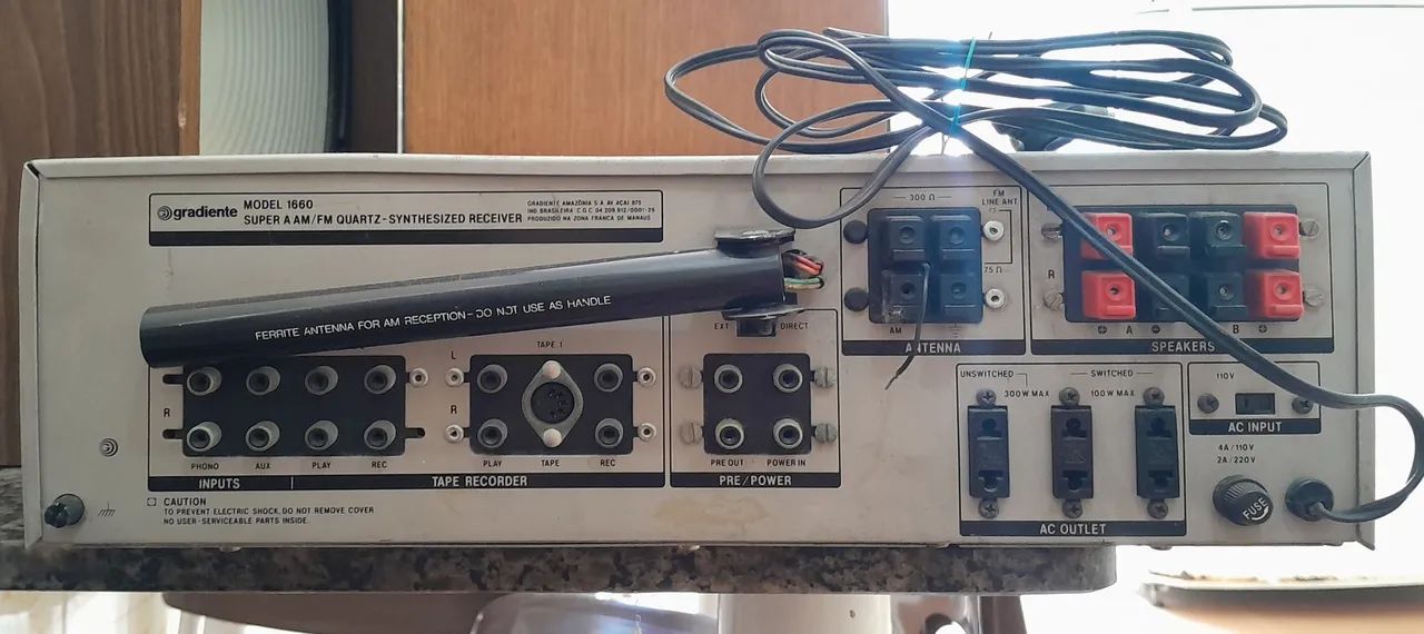 Receiver Gradiente 1660 - Aparelhos de Som - Santa Rosa, Niterói ...