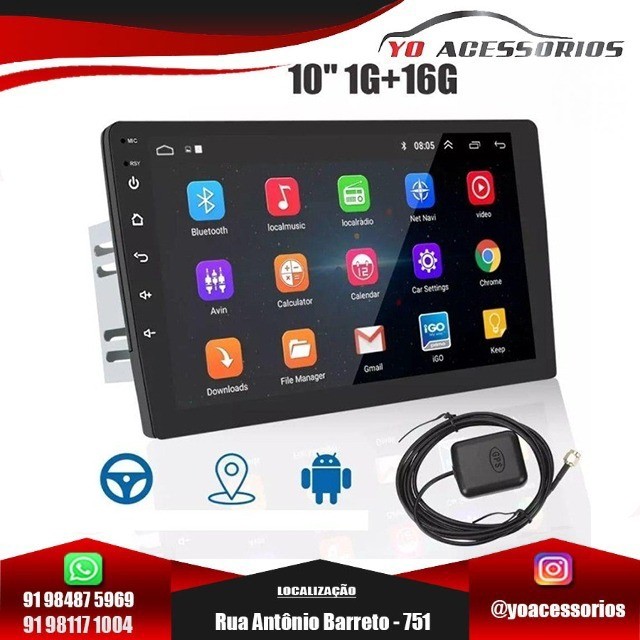 "multimidia mp5 com gps" no Brasil