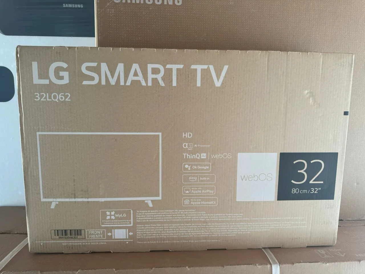"smart tv led 32 lg" - TVs no Brasil