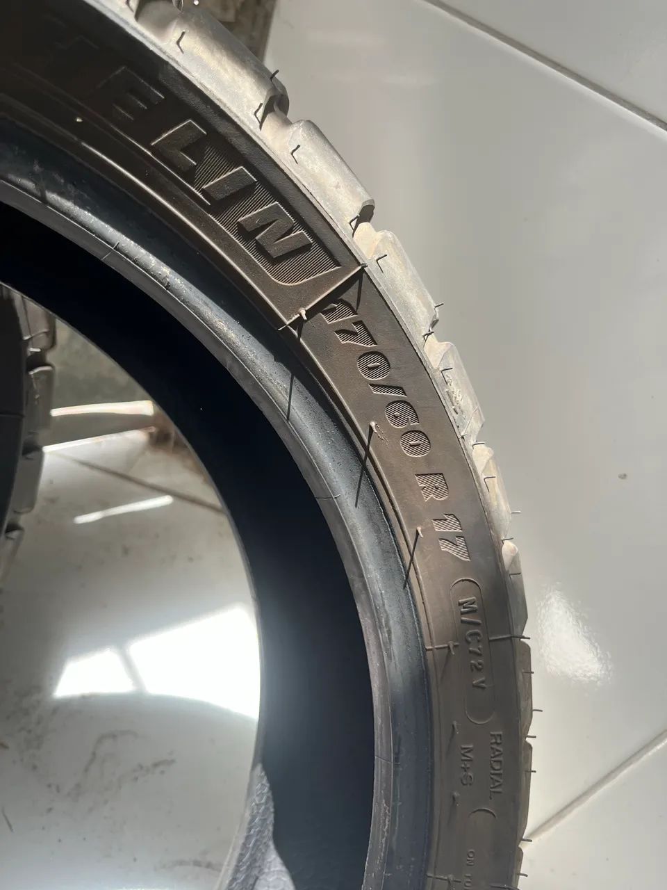 Pneu bmwf800, 1200, cb500x, nc750, transalp - Peças para motos - Campo ...