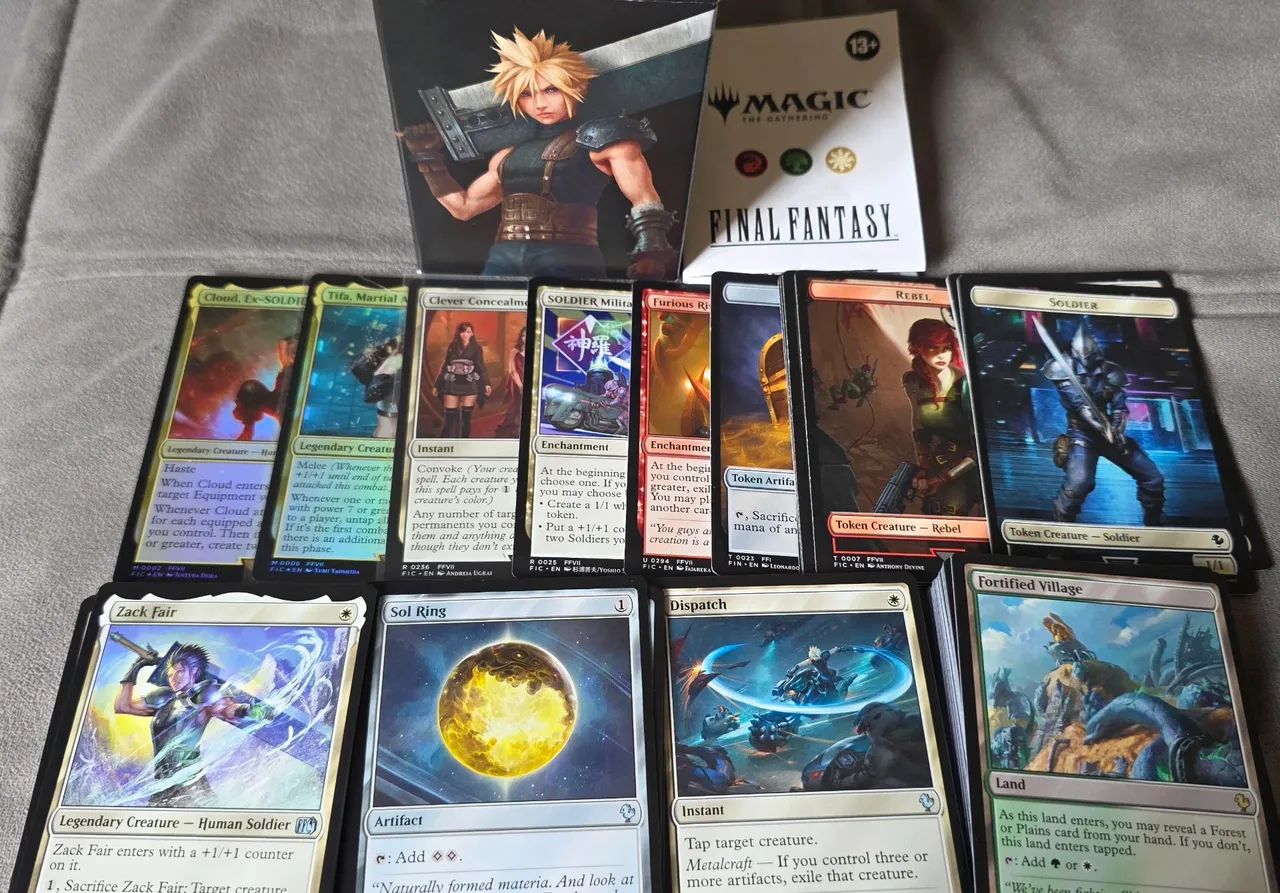 Deck Commander Final Fantasy - Limit Break - Cloud Ex-SOLDIER - Hobbies ...