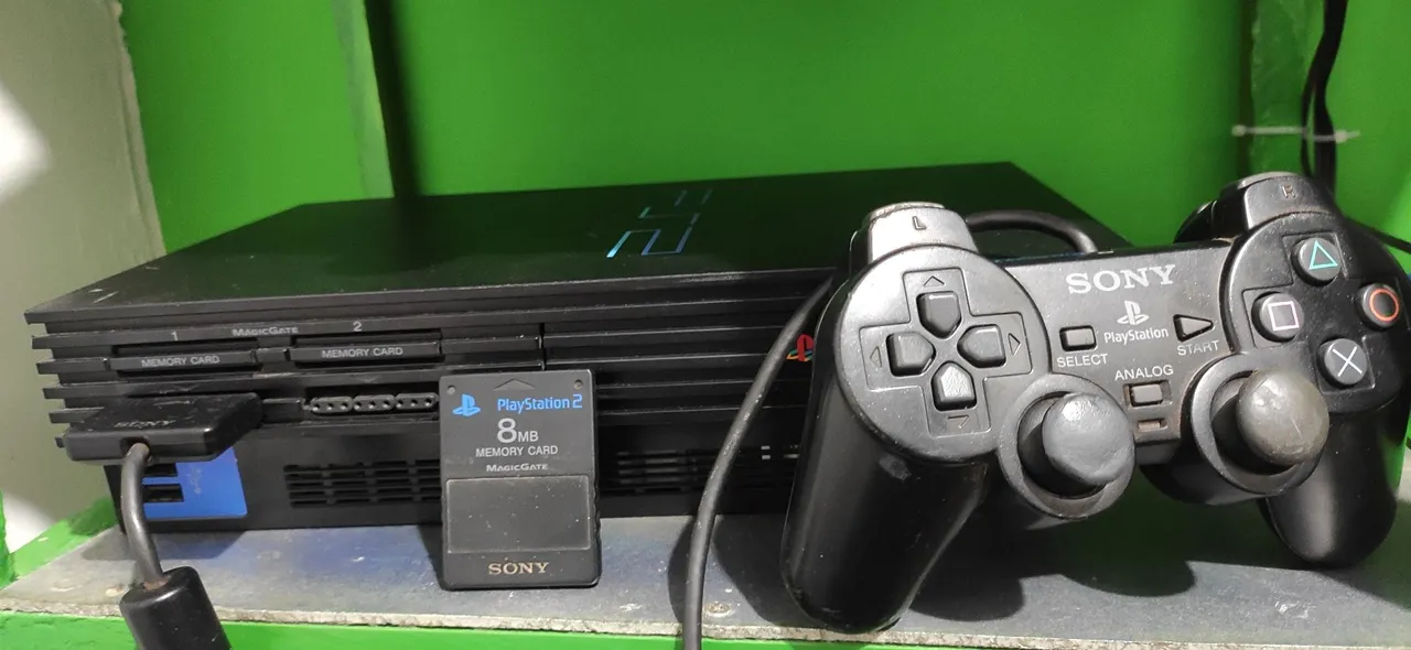 "playstation 2 fat desbloqueado" - Consoles de Vídeo Game no Brasil