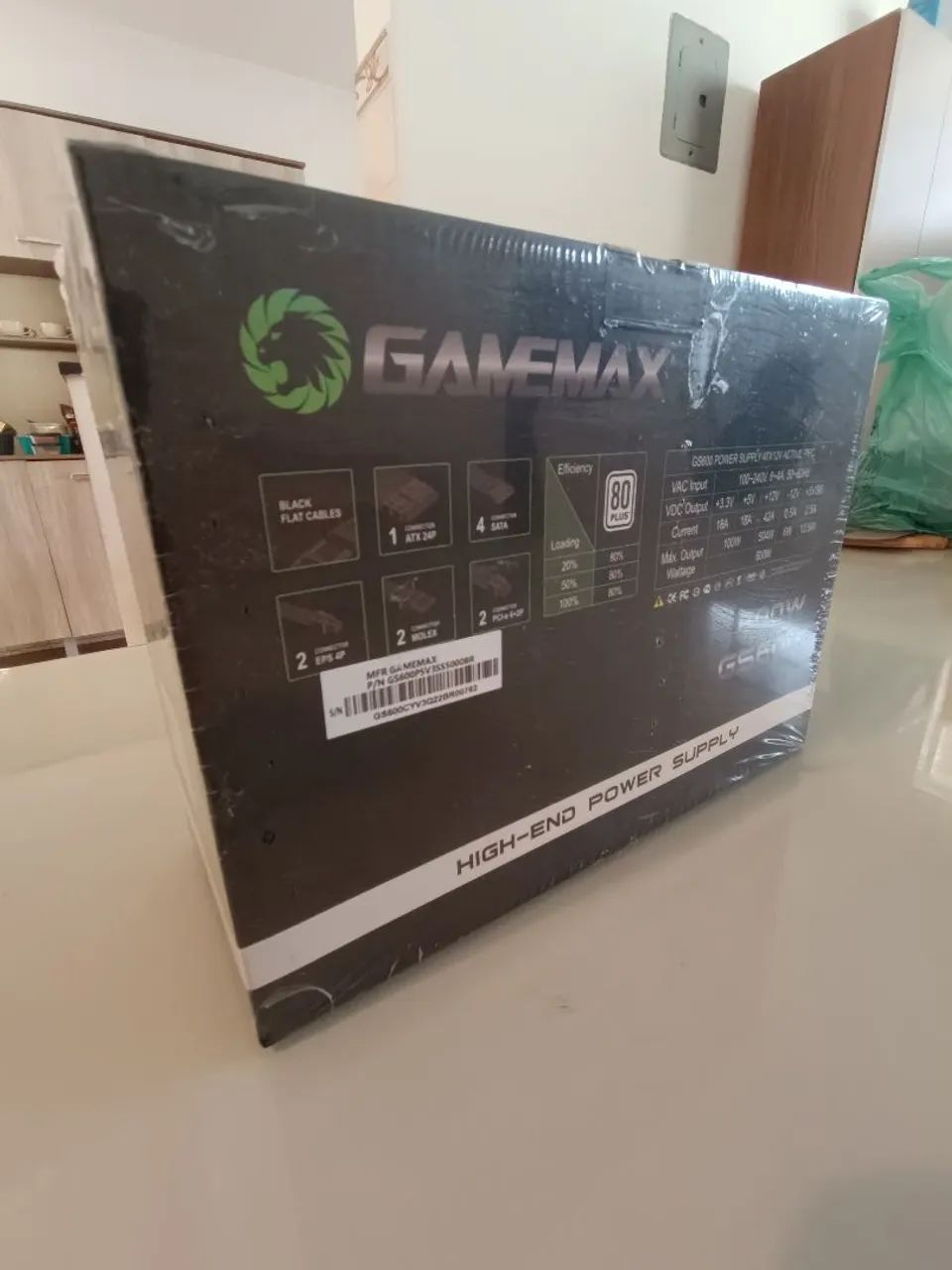 Fonte de Alimentação ATX GameMax Gs600 80 Plus - Peças de Hardware ...