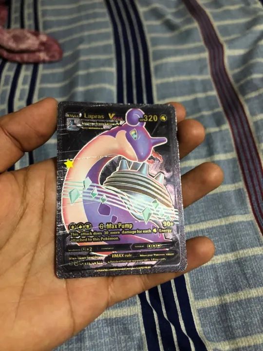 Carta pokemon lapras vmax purple - Hobbies e coleções - Jatiúca, Maceió ...