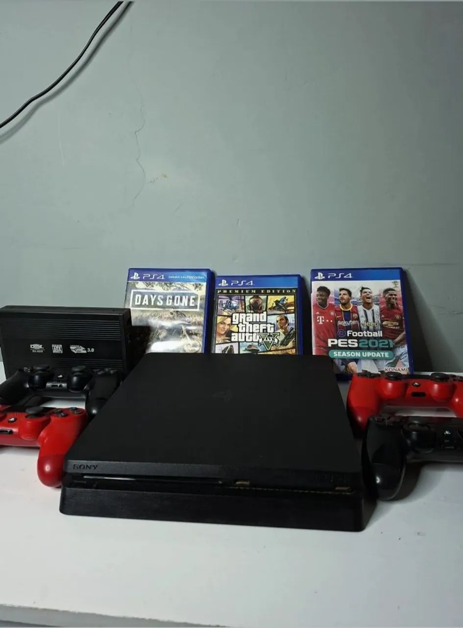 PS4 Slim 1Tb - Consoles de Vídeo Game - Boa Sorte, Barreiras 1455257337 ...