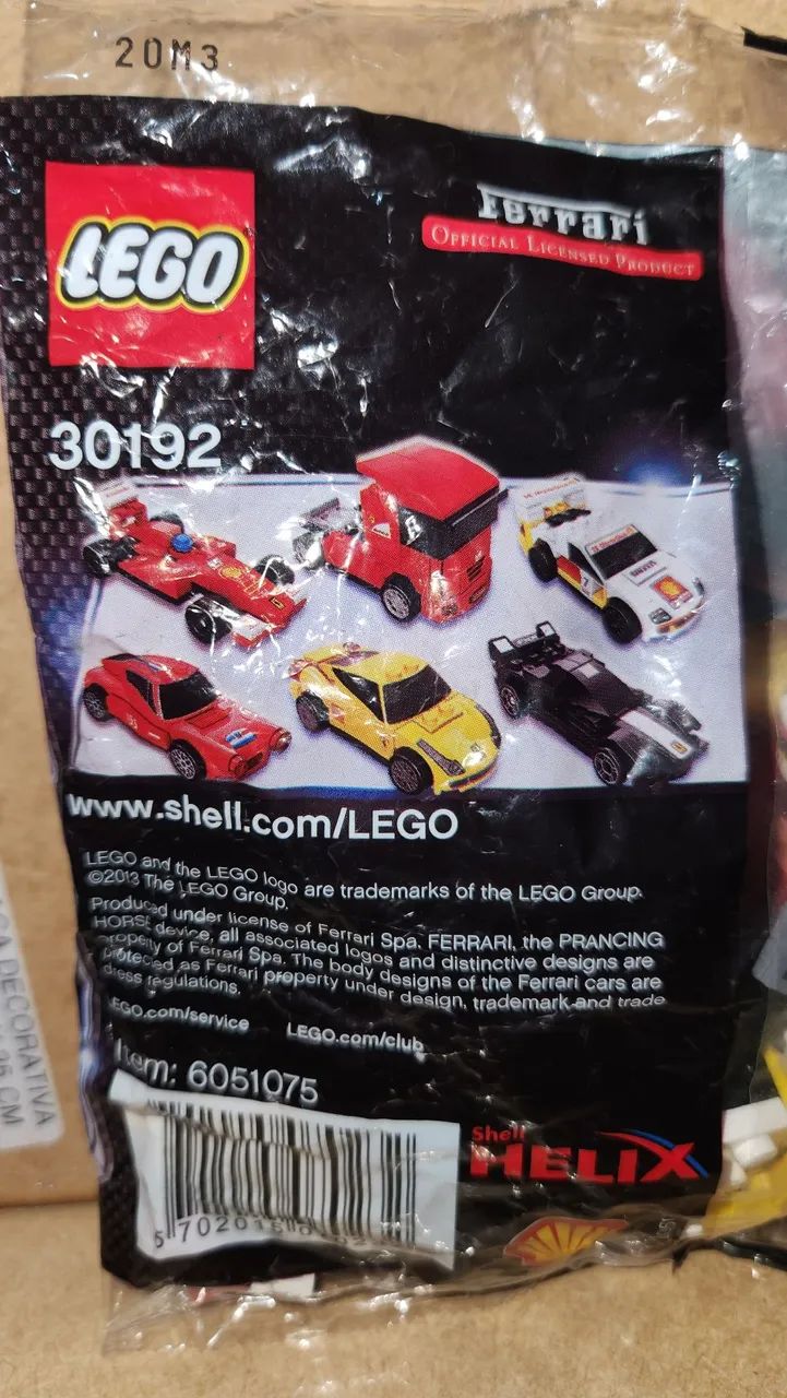 LEGO Shell V-Power Ferrari F40 - 48pçs Lacrado - Brinquedos e Jogos ...