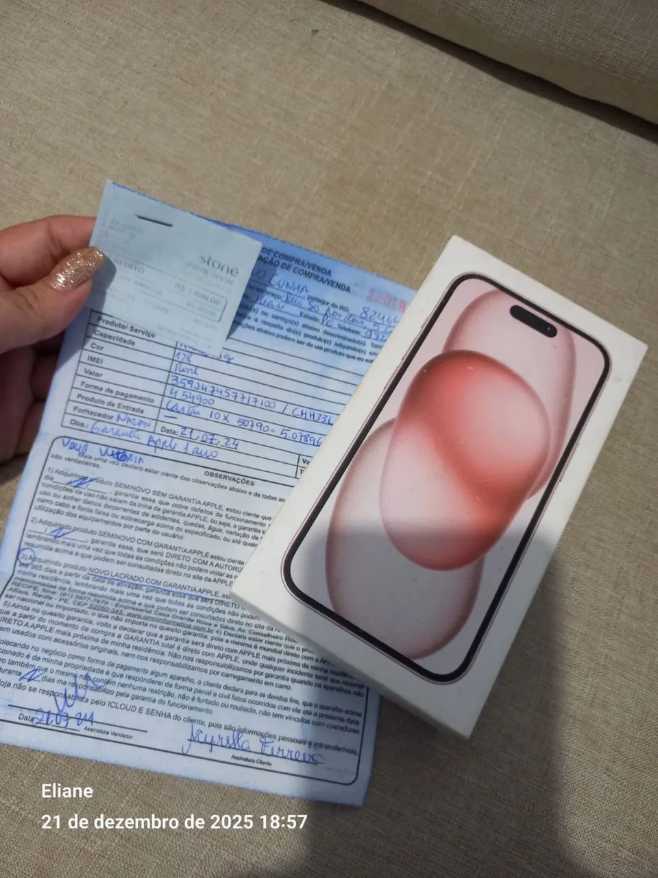 iPhone 15 rosa para troca em 15 pro max sem marcas de uso - Celulares e ...