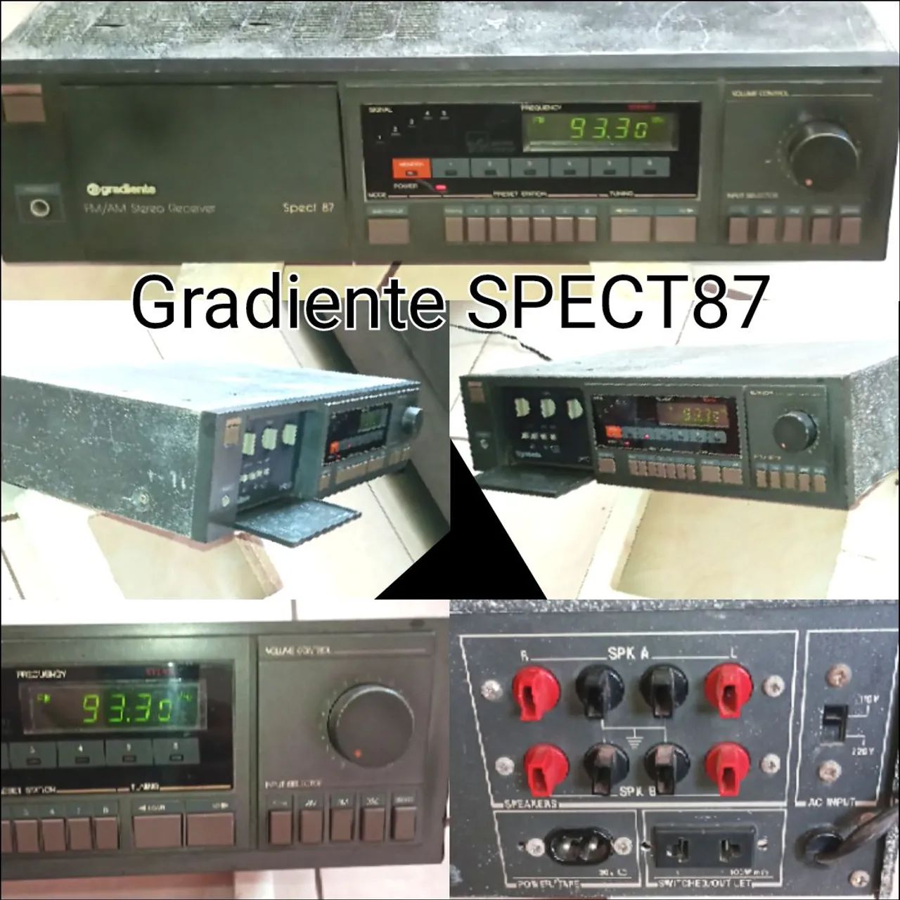 "amplificador gradiente vintage" no Brasil