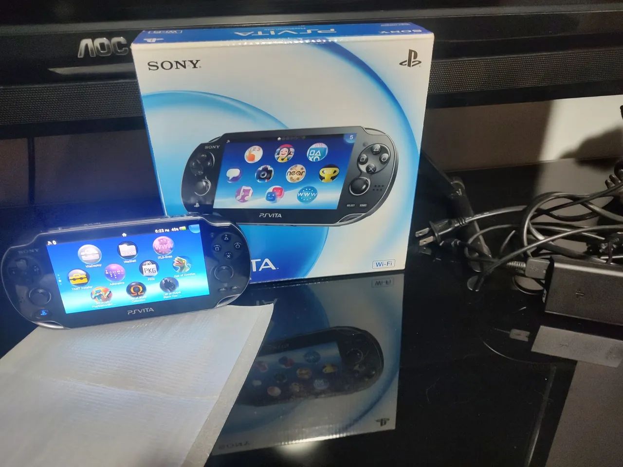 PS Vita FAT OLED Desbloqueado - Consoles de Vídeo Game - Terras de ...