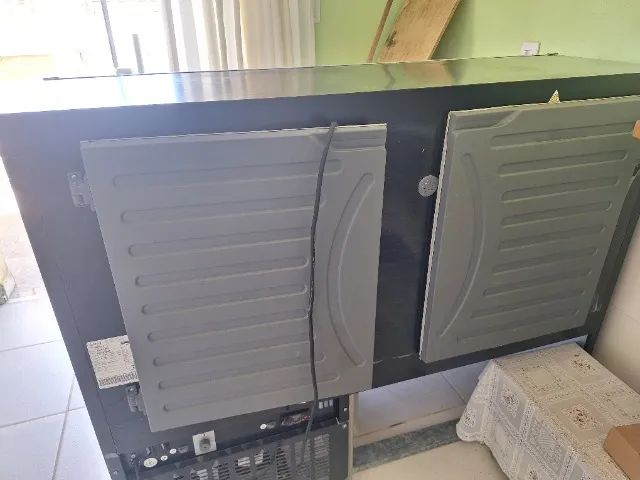 Balcão Quente/Frio Gelopar GQEA Vidro Reto - 125x140x76 cm ...